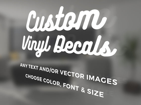 Custom Vinyl Decals - VyoletShop
